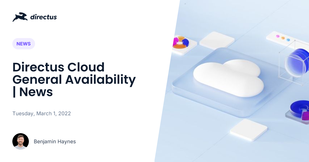 Directus Announces General Availability of Directus Cloud