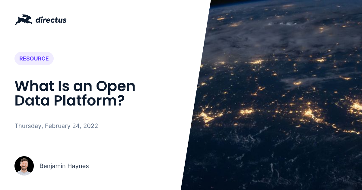 What Is an Open Data Platform?