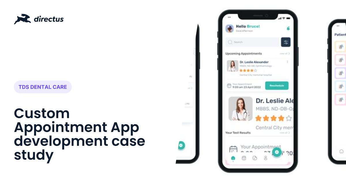 Custom Appointment App development case study | Built With Directus