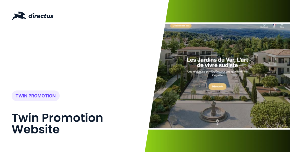 Twin Promotion Website | Built With Directus