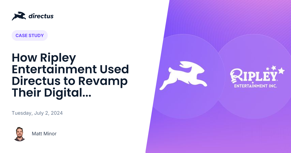 How Ripley Entertainment Used Directus to Revamp Their Digital Presence