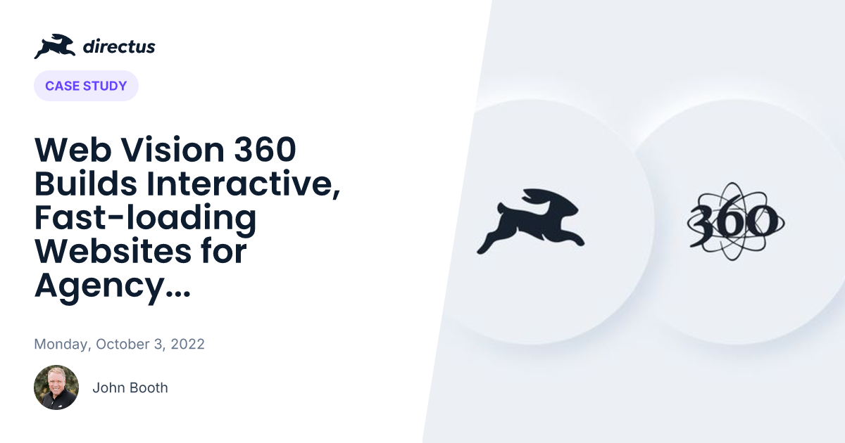 Web Vision 360 Builds Interactive, Fast-loading Websites for Agency ...