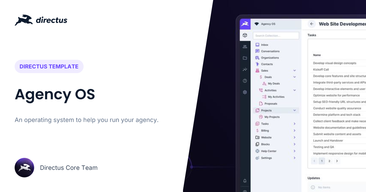 Agency OS | Directus Templates