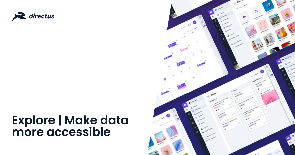 Explore | Make data more accessible